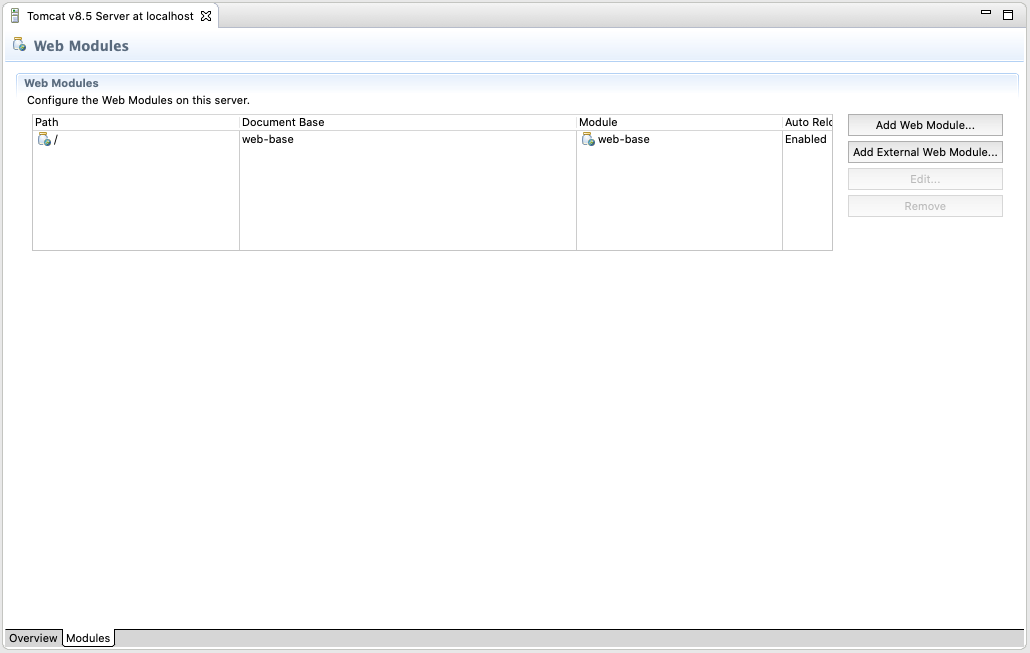 Eclipse에서 Tomcat 다중 프로젝트 설정 Coolioso Blog
